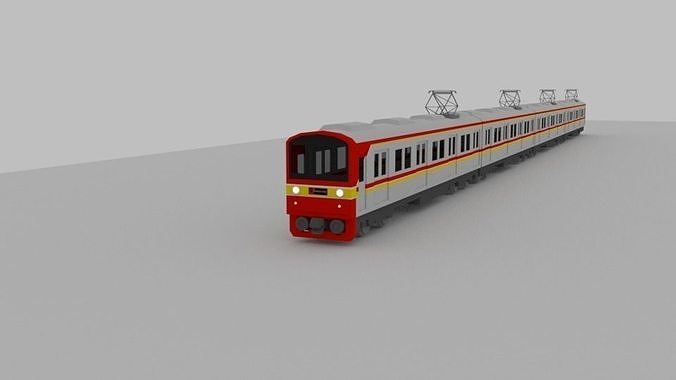 KRL Train Set 3D model | CGTrader