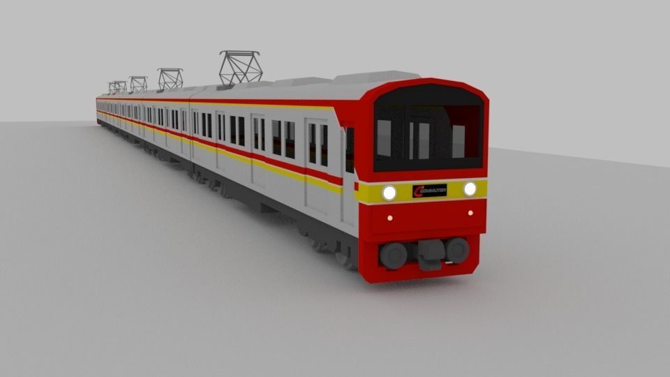 KRL Train Set 3D model | CGTrader