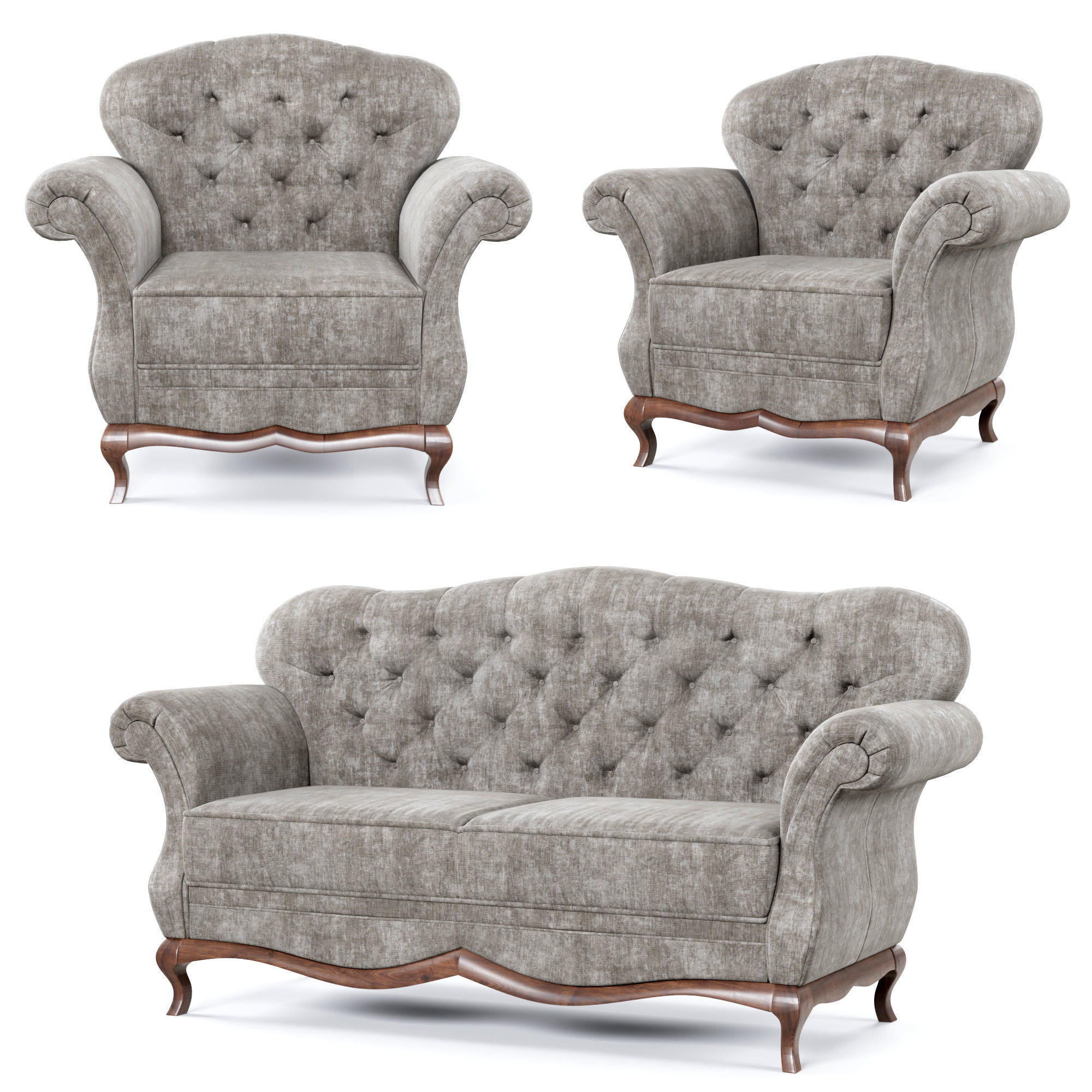 Taranko Milano Sofas and Armchair 3D model | CGTrader