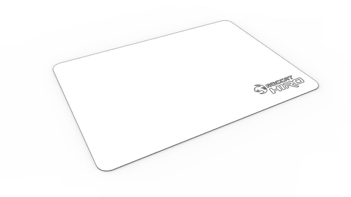 Roccat Hiro Gaming Mousepad 3D model | CGTrader