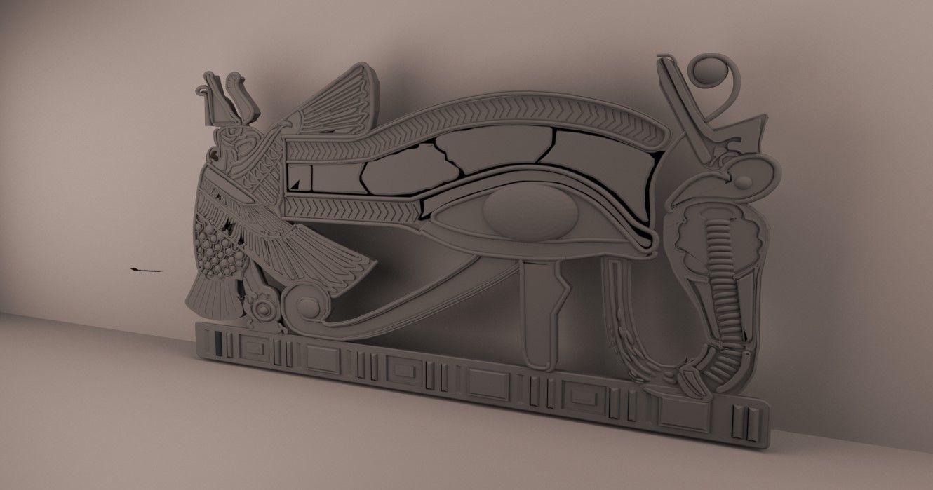 3D model Ancient Egypt -Eye Of Horus VR / AR / low-poly | CGTrader