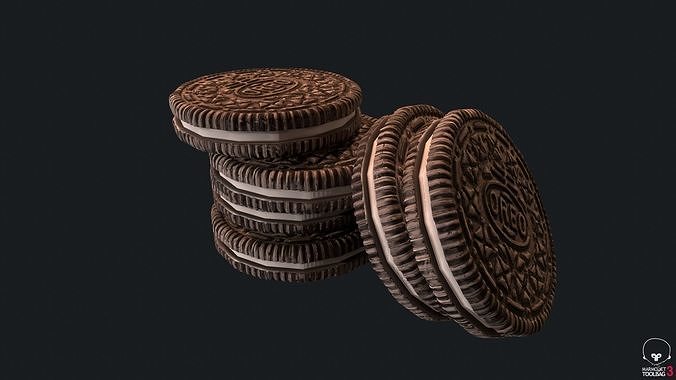 Oreo Cookie free VR / AR / low-poly 3D model | CGTrader