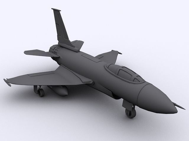 Custom Falcon Fighter 3D model | CGTrader