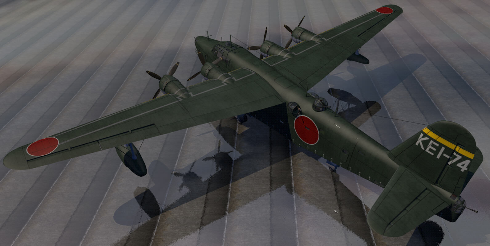 Kawanishi H8K2 Emily 3D model | CGTrader