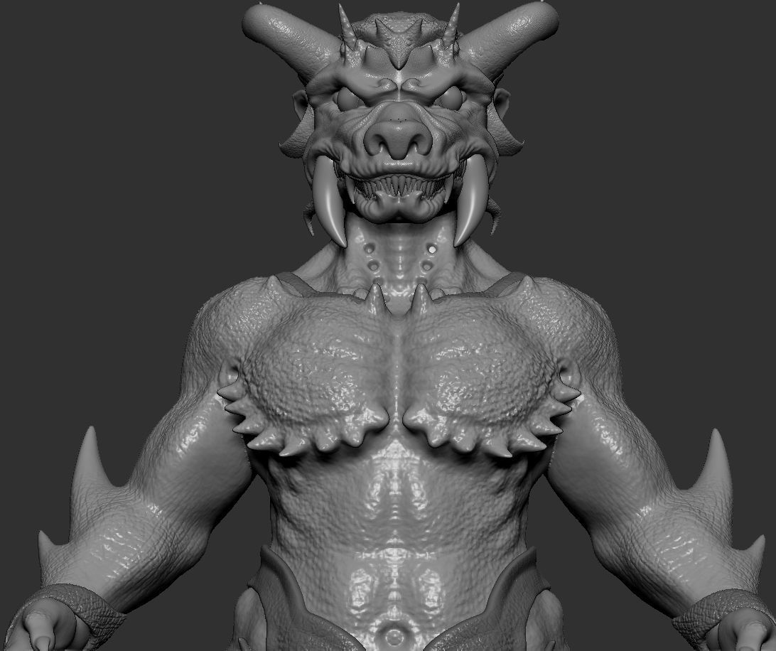 Character figure monster fantasy 3D print model 3D model | CGTrader