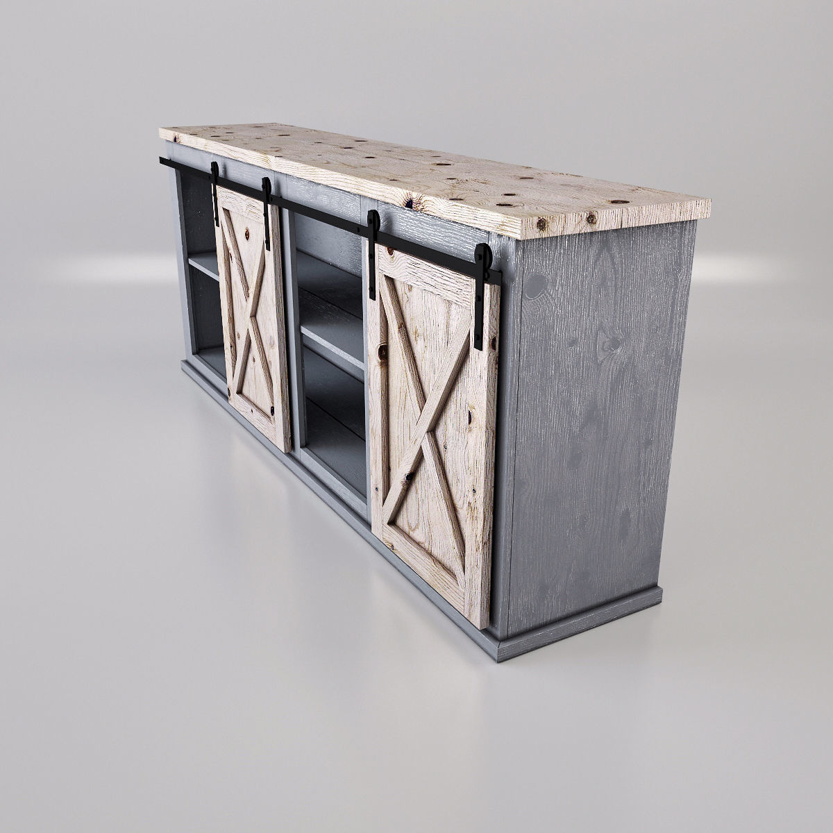 3D model Grandy Sliding Door Console VR / AR / low-poly | CGTrader