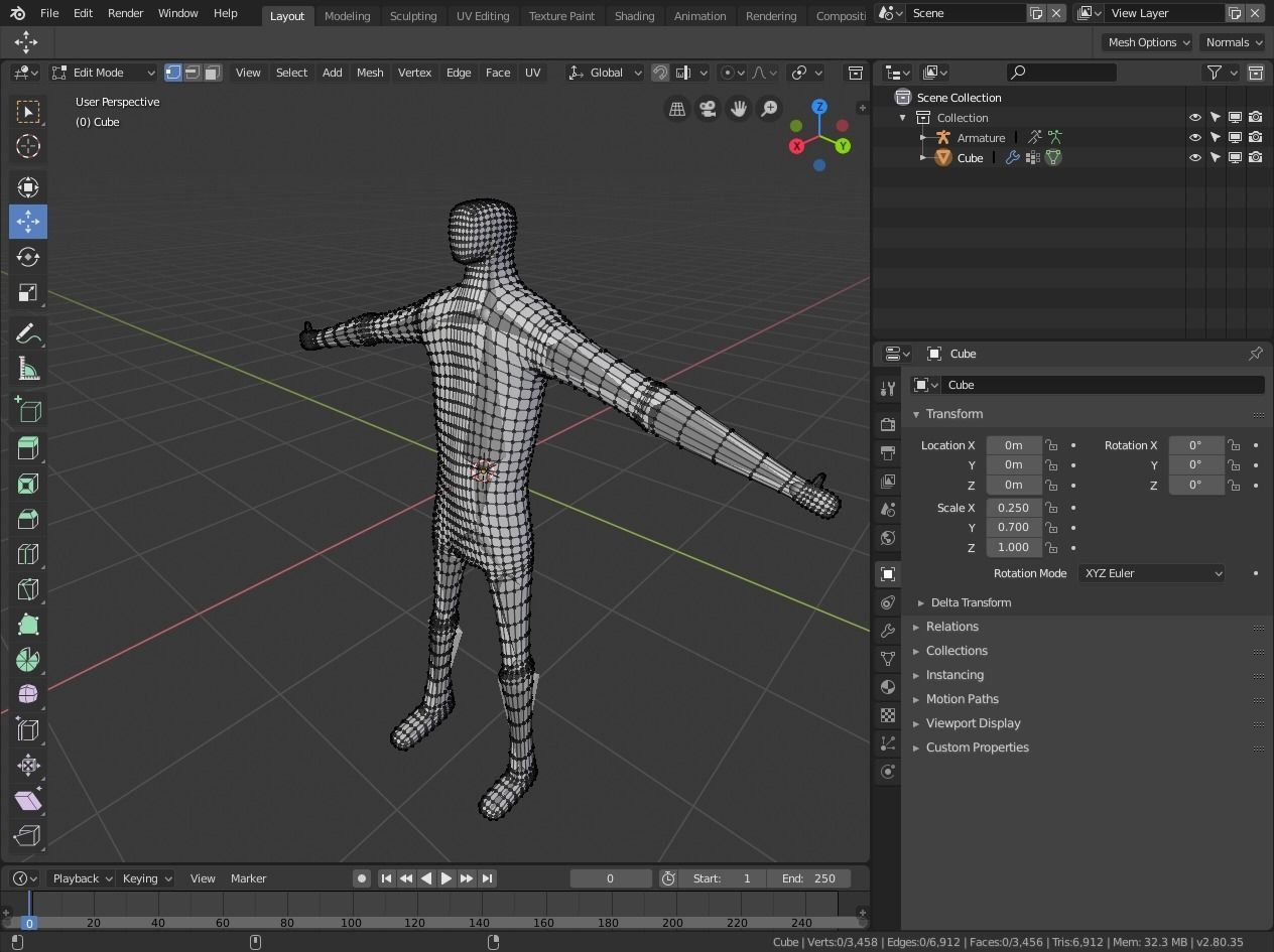 3D model Basic Human Model VR / AR / low-poly rigged | CGTrader