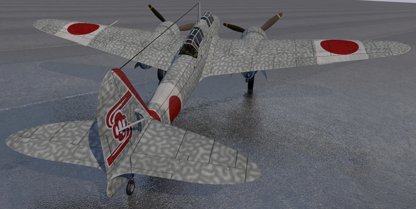 Kawasaki Ki-45 Toryu - aka Nick 3D model | CGTrader