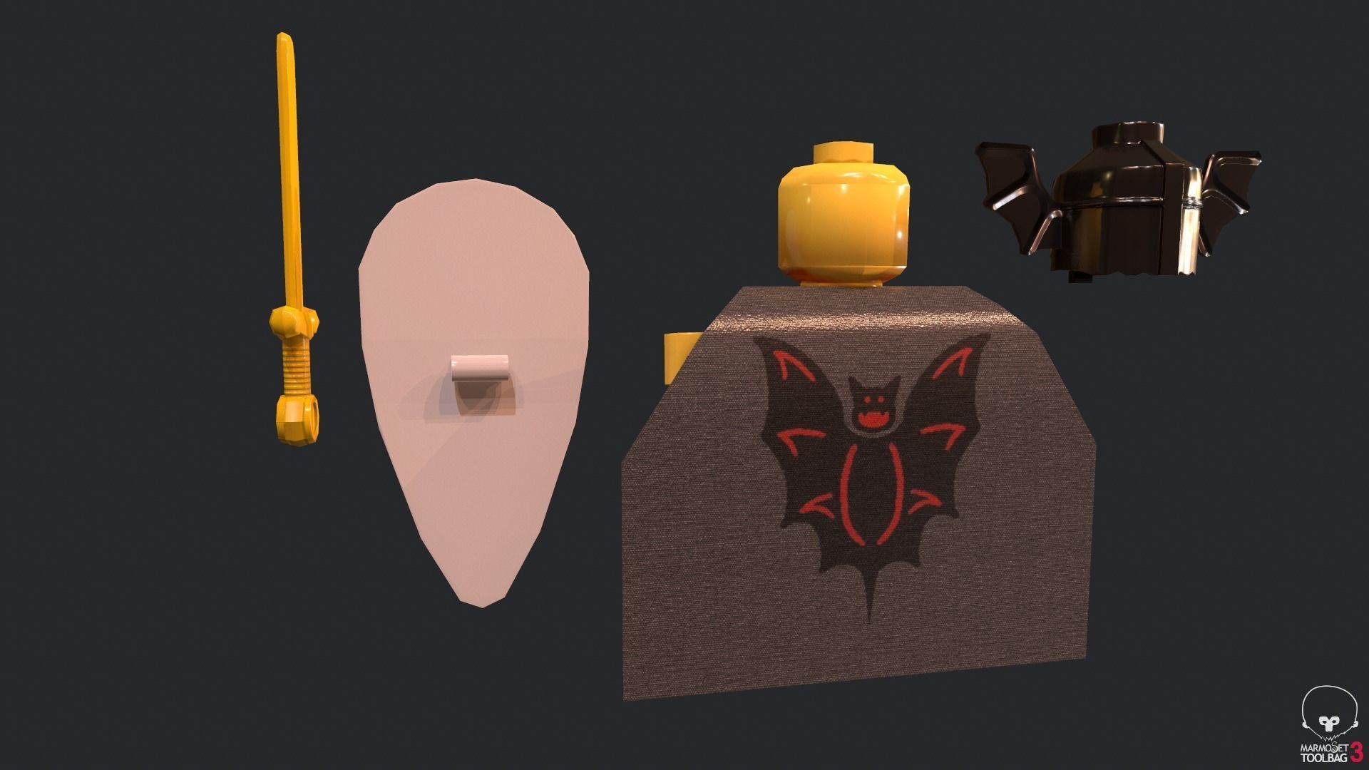 3D model Lego Basil The Bat Lord VR / AR / low-poly | CGTrader