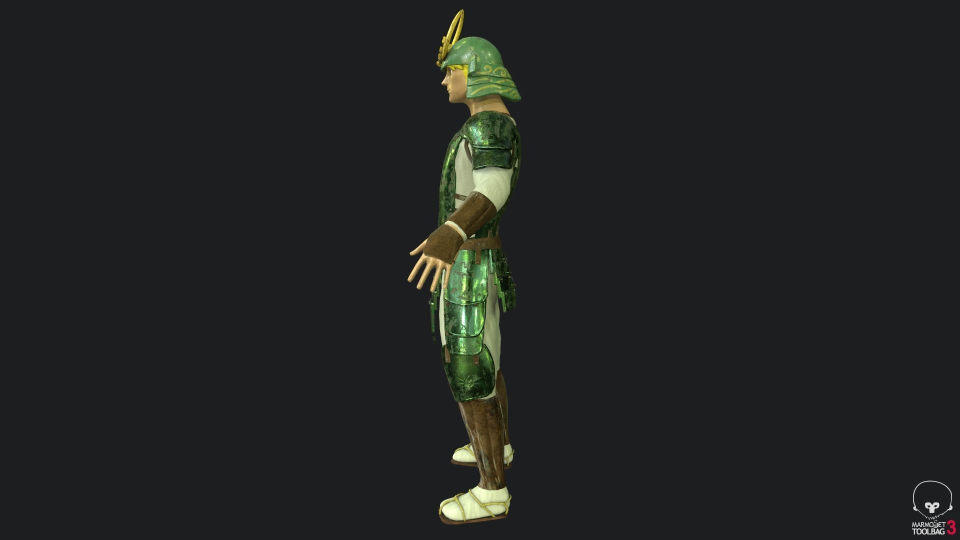 3D model Samurai Link VR / AR / low-poly | CGTrader
