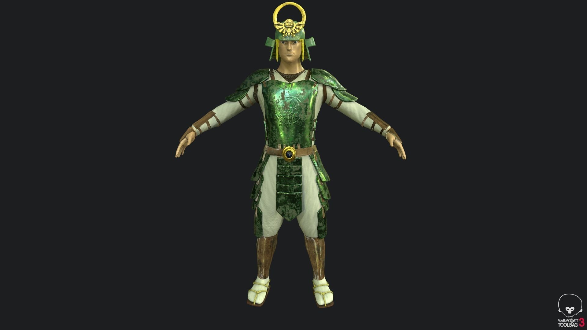 3D model Samurai Link VR / AR / low-poly | CGTrader