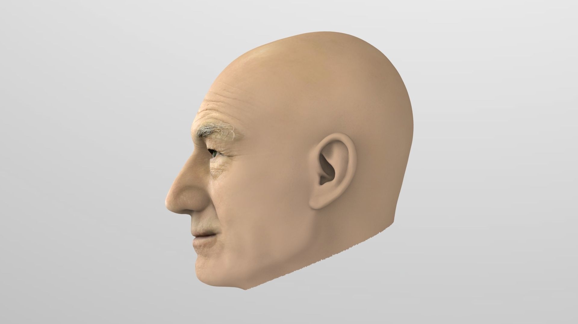 Patrick Stewart 3D model | CGTrader