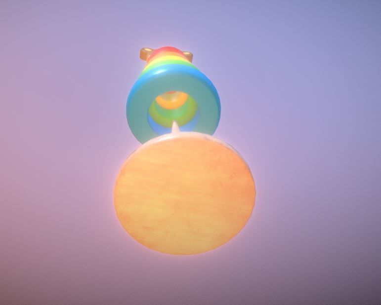 3D model Game Ready Ring Bear Torus Toy VR / AR / low-poly | CGTrader