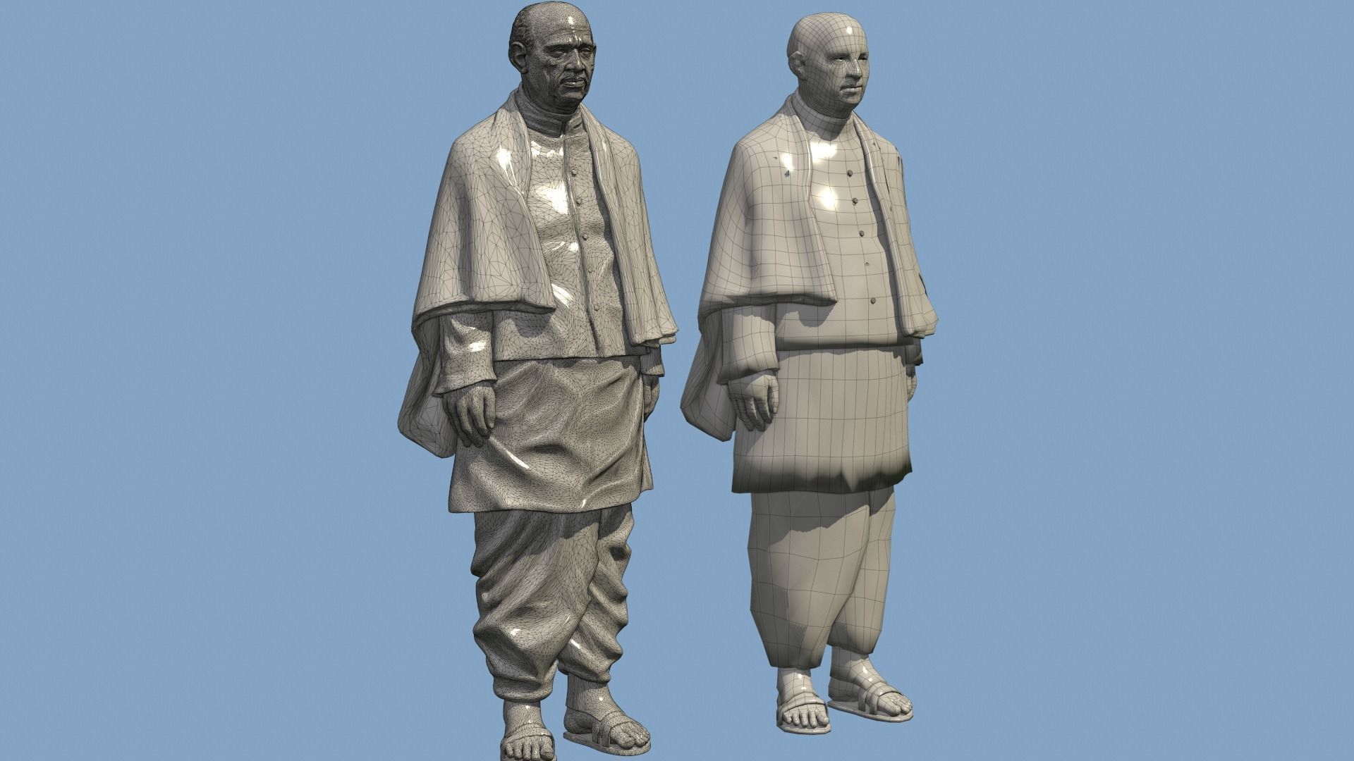 3D model Statue of Unity VR / AR / low-poly | CGTrader