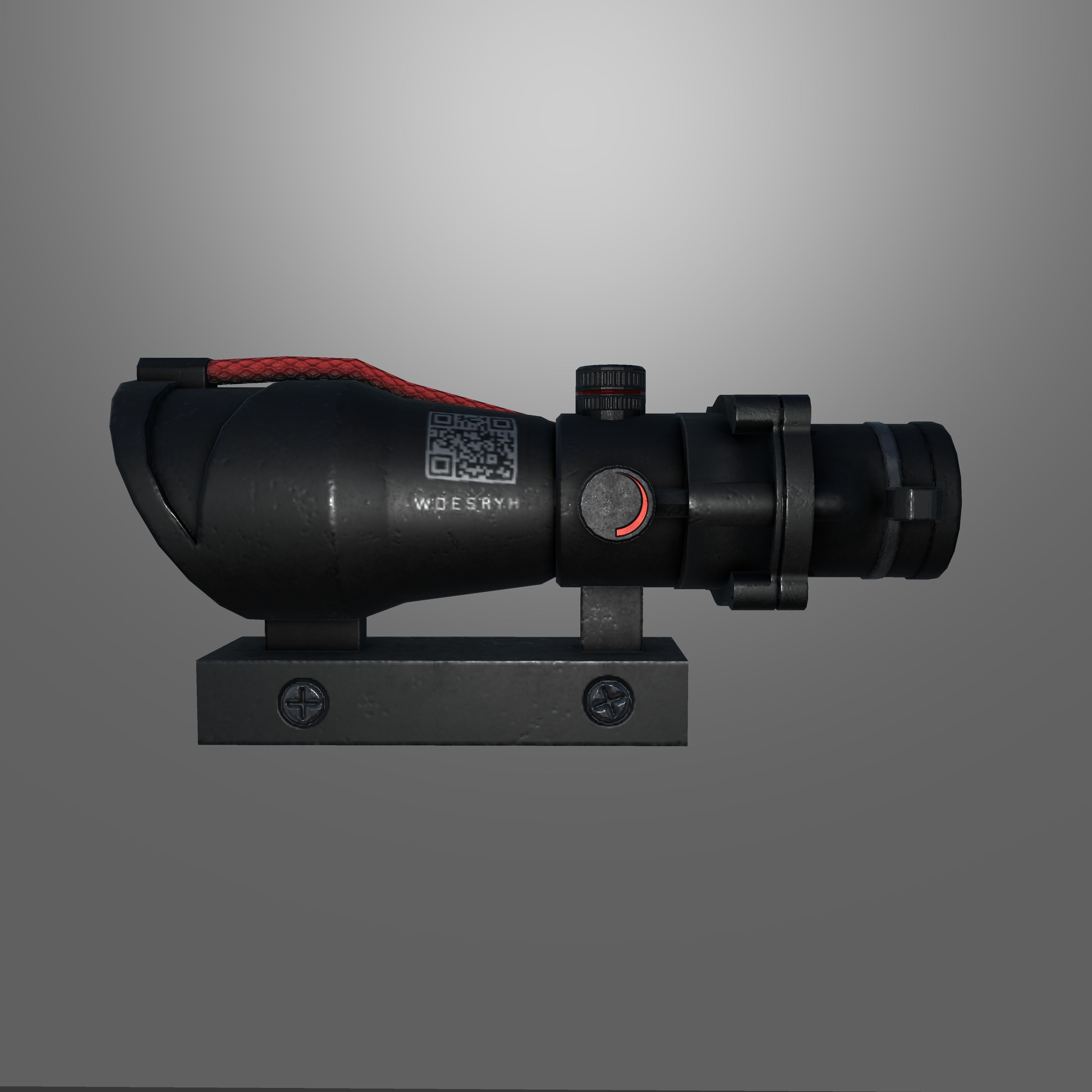 3D model 4x scope game ready VR / AR / low-poly | CGTrader