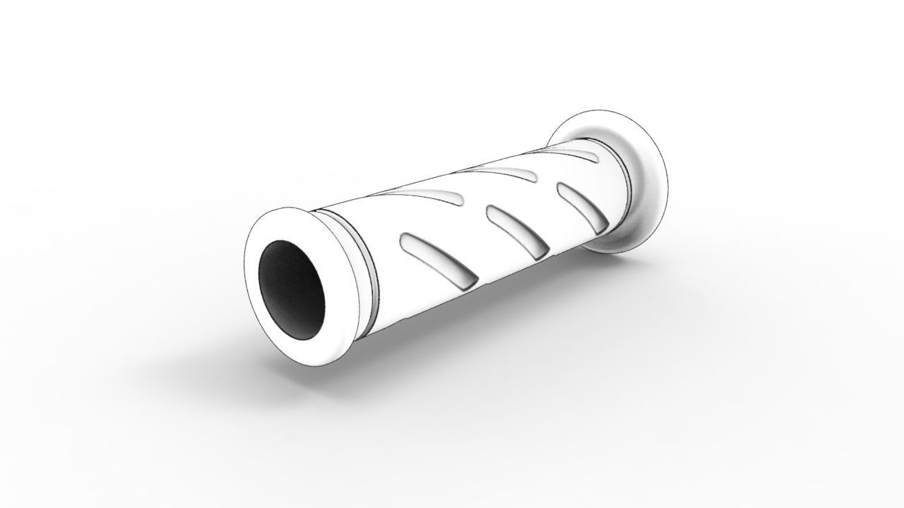 Motorcycle Grip 3D model | CGTrader