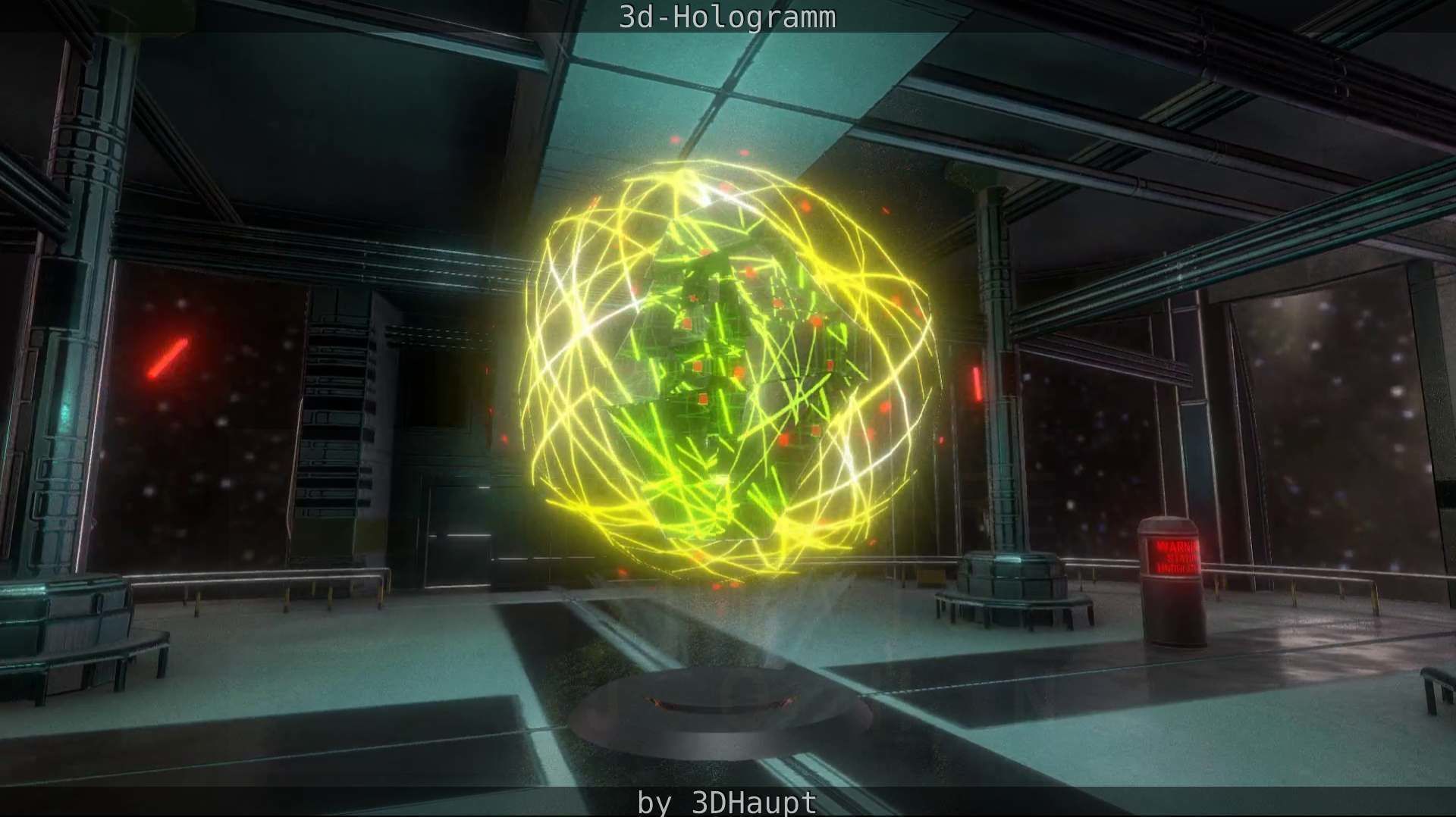 3d-Hologramm free VR / AR / low-poly 3D model animated | CGTrader