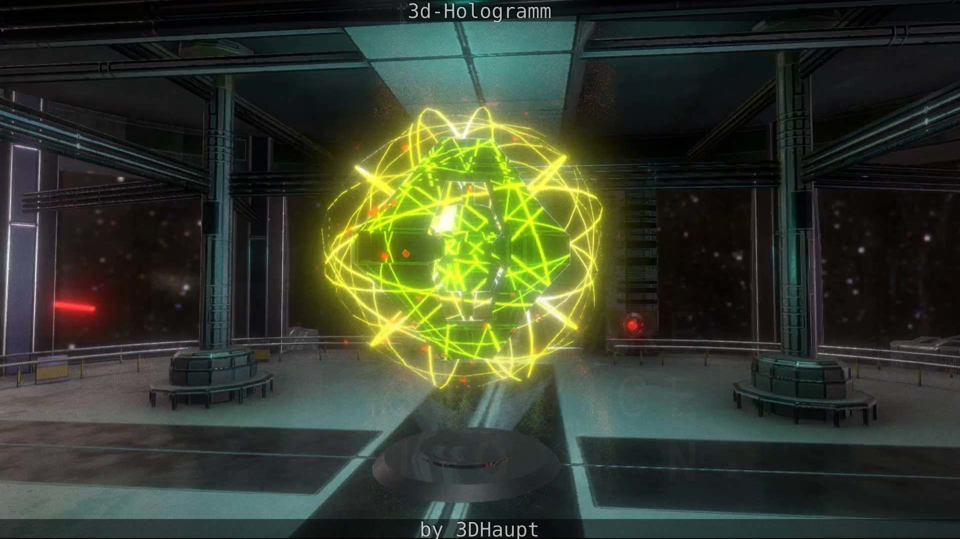 3d-Hologramm free VR / AR / low-poly 3D model animated | CGTrader