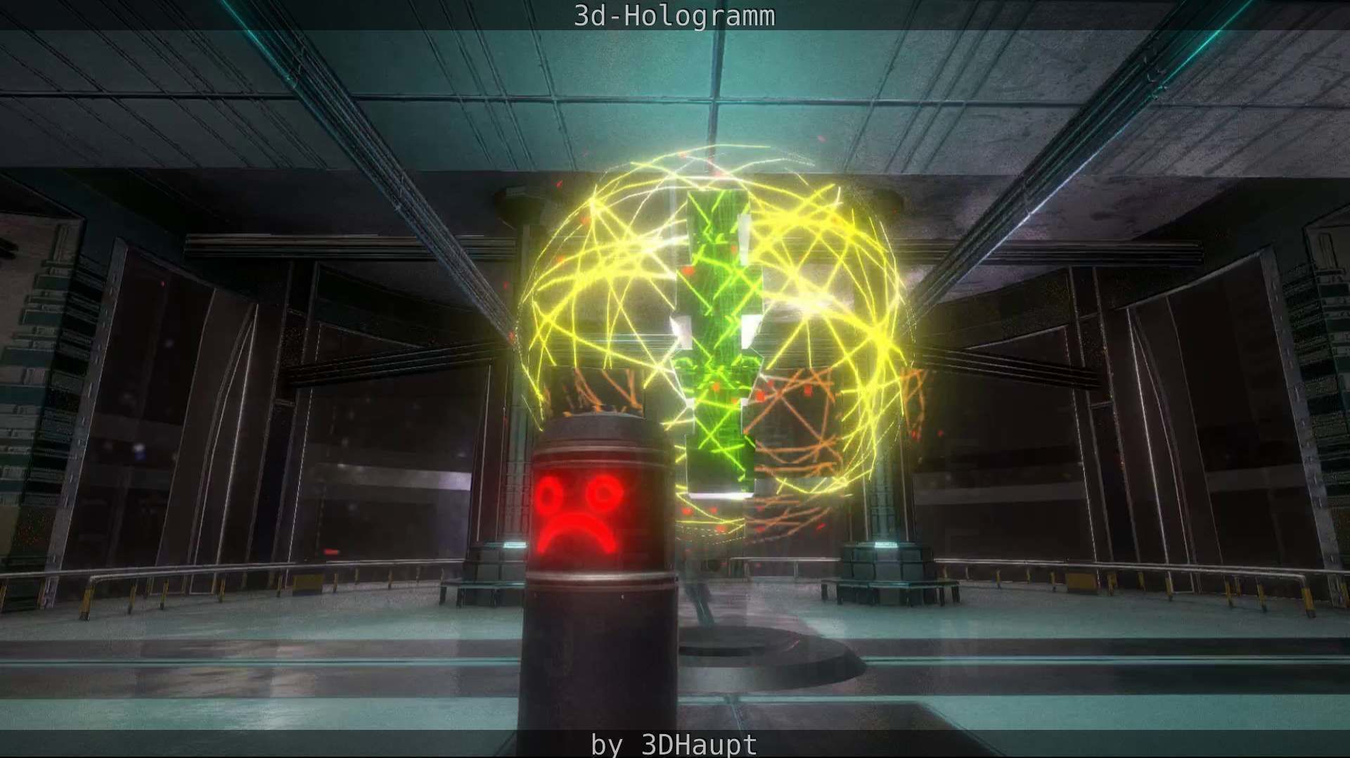 3d-Hologramm free VR / AR / low-poly 3D model animated | CGTrader