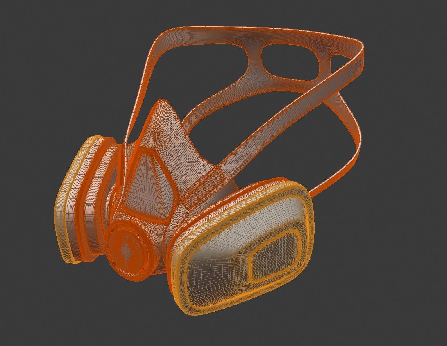 3M Respirator 3D model | CGTrader