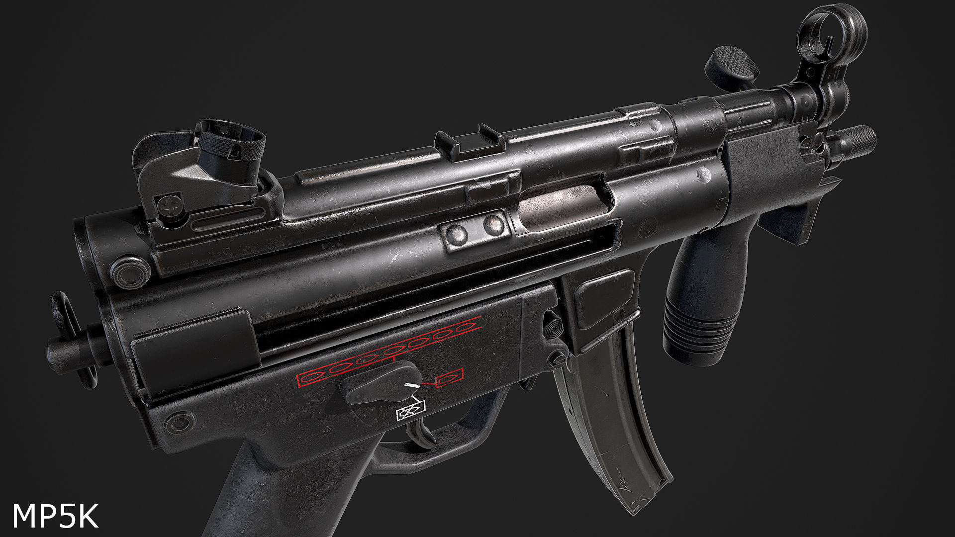 3D model Ultimate MP5 Pack VR / AR / low-poly | CGTrader