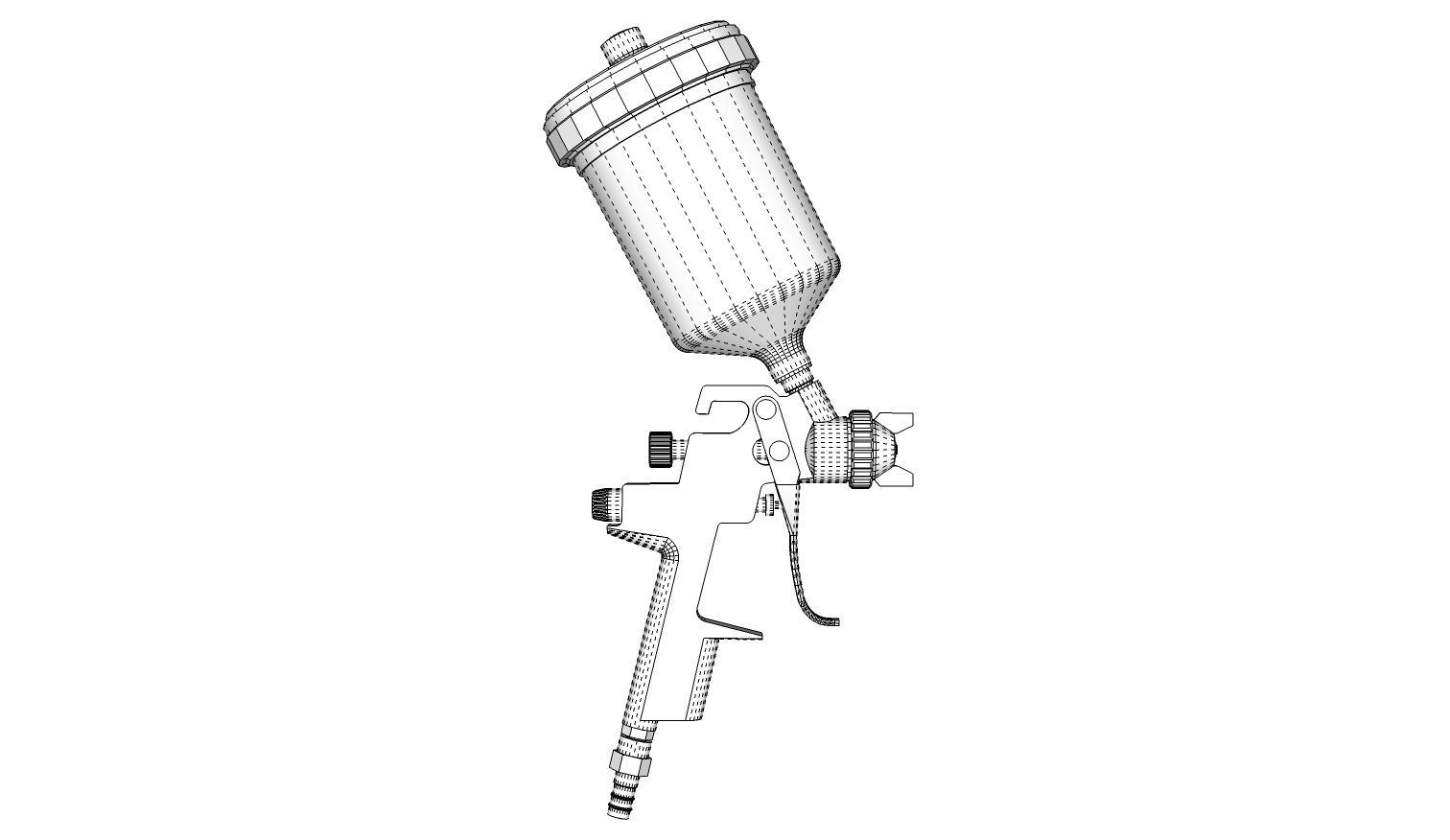Paint Gun 3D model | CGTrader