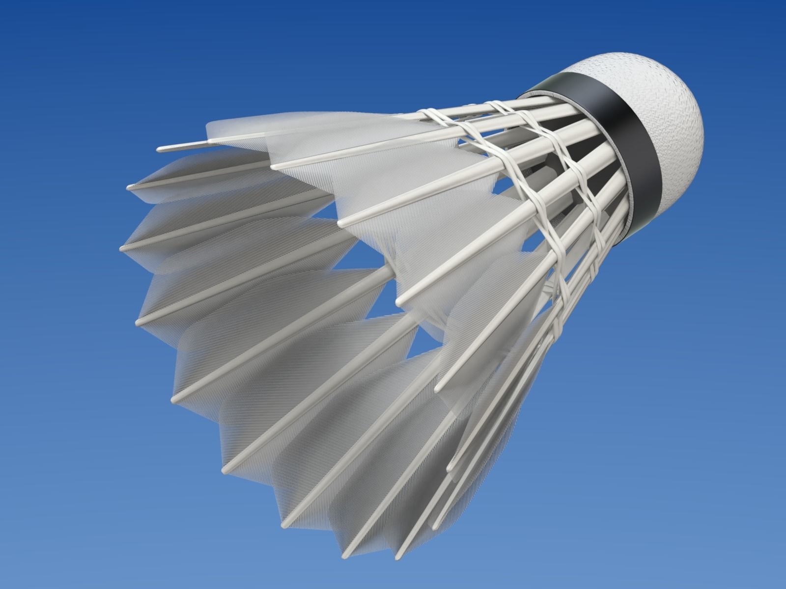 Shuttlecock badminton 3D model | CGTrader