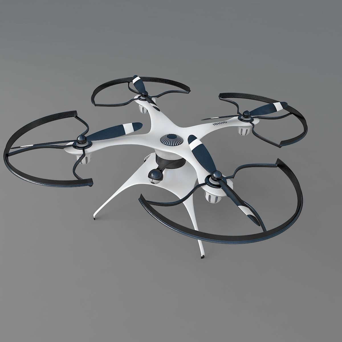 Generic drone quadcopter with camera 3D model | CGTrader