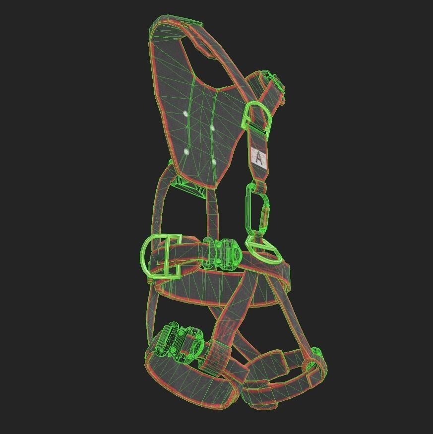3D model Security Harness VR / AR / low-poly | CGTrader