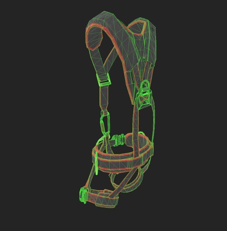 3D model Security Harness VR / AR / low-poly | CGTrader