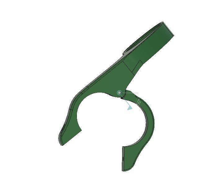 Bryton Handlebar Mount Front Rider 100 310 330 530 3D model 3D ...