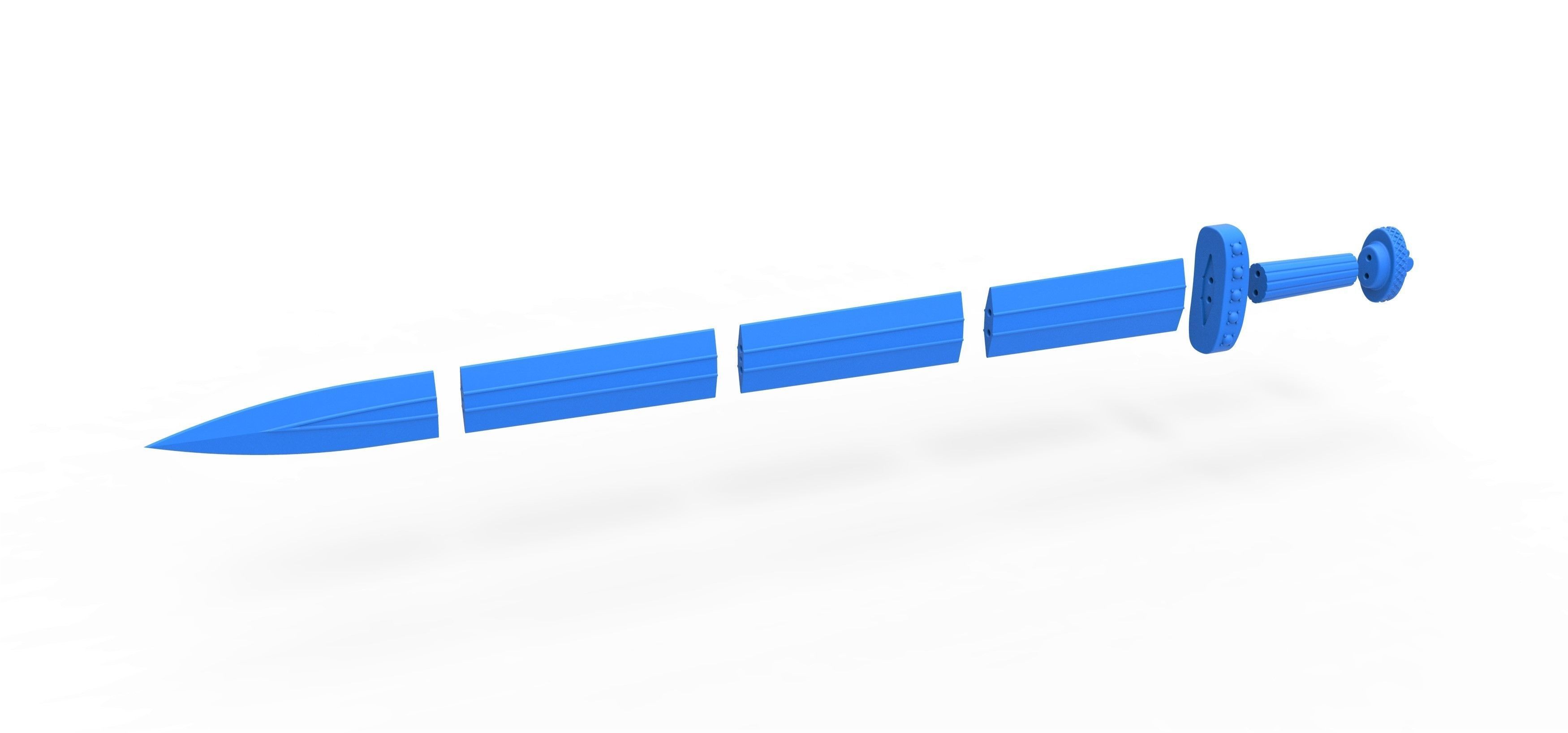 Sword Excalibur from movie Hellboy 2019 3D model 3D printable | CGTrader