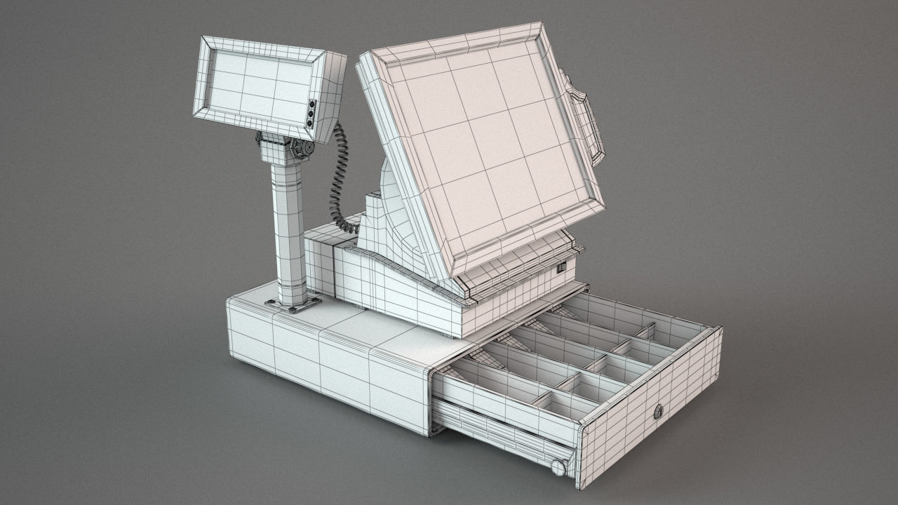 Cash Register 3D model | CGTrader