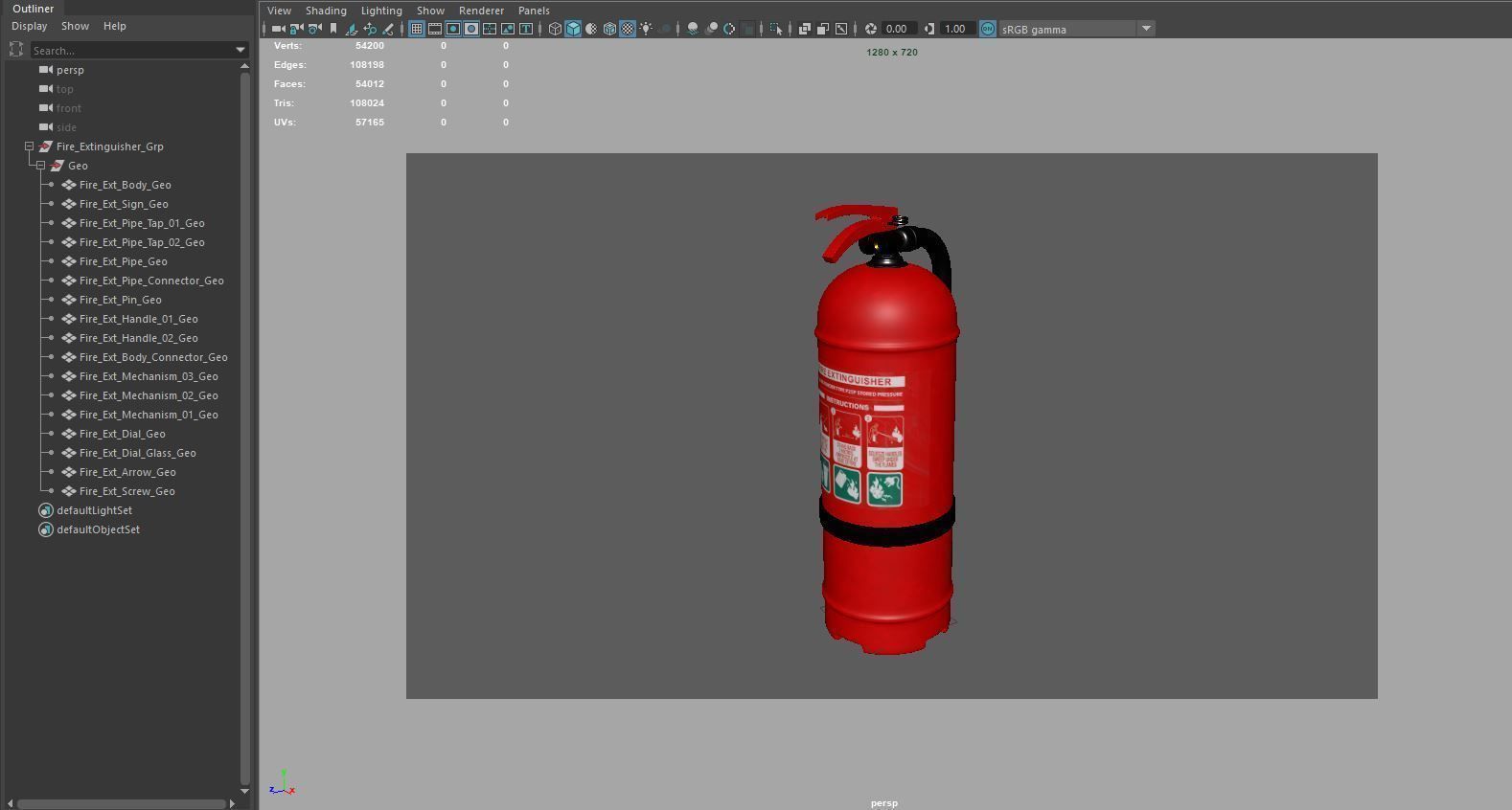 Fire Extinguisher 3D model | CGTrader