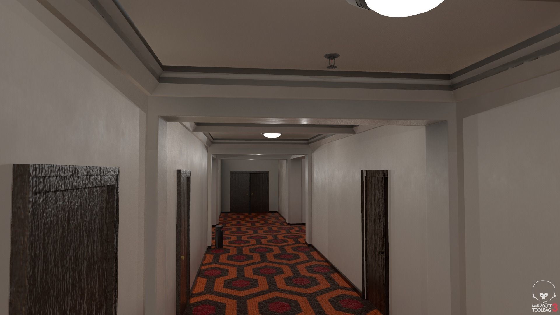3D model Overlook Hotel Corridor VR / AR / low-poly | CGTrader