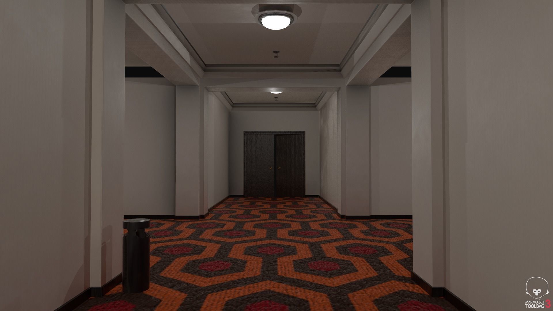 3D model Overlook Hotel Corridor VR / AR / low-poly | CGTrader