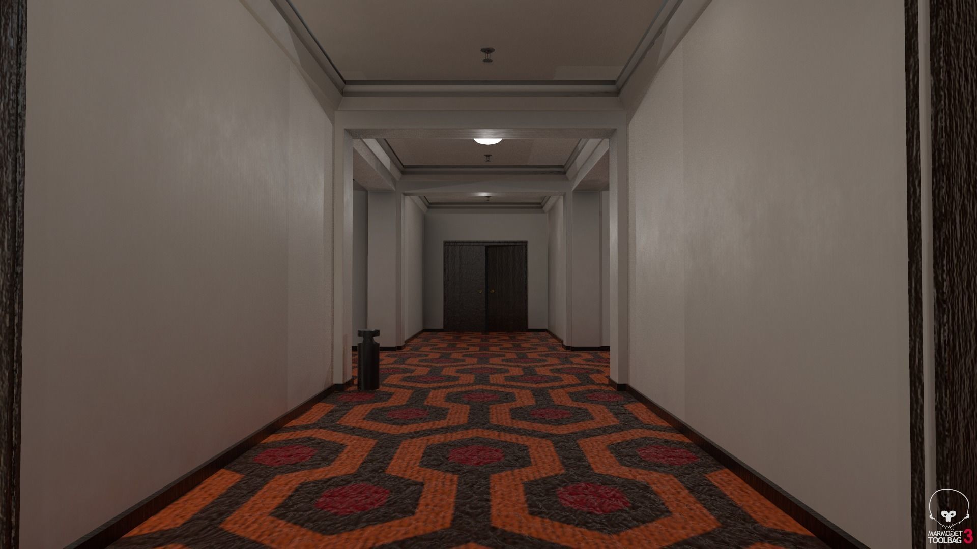 3D model Overlook Hotel Corridor VR / AR / low-poly | CGTrader