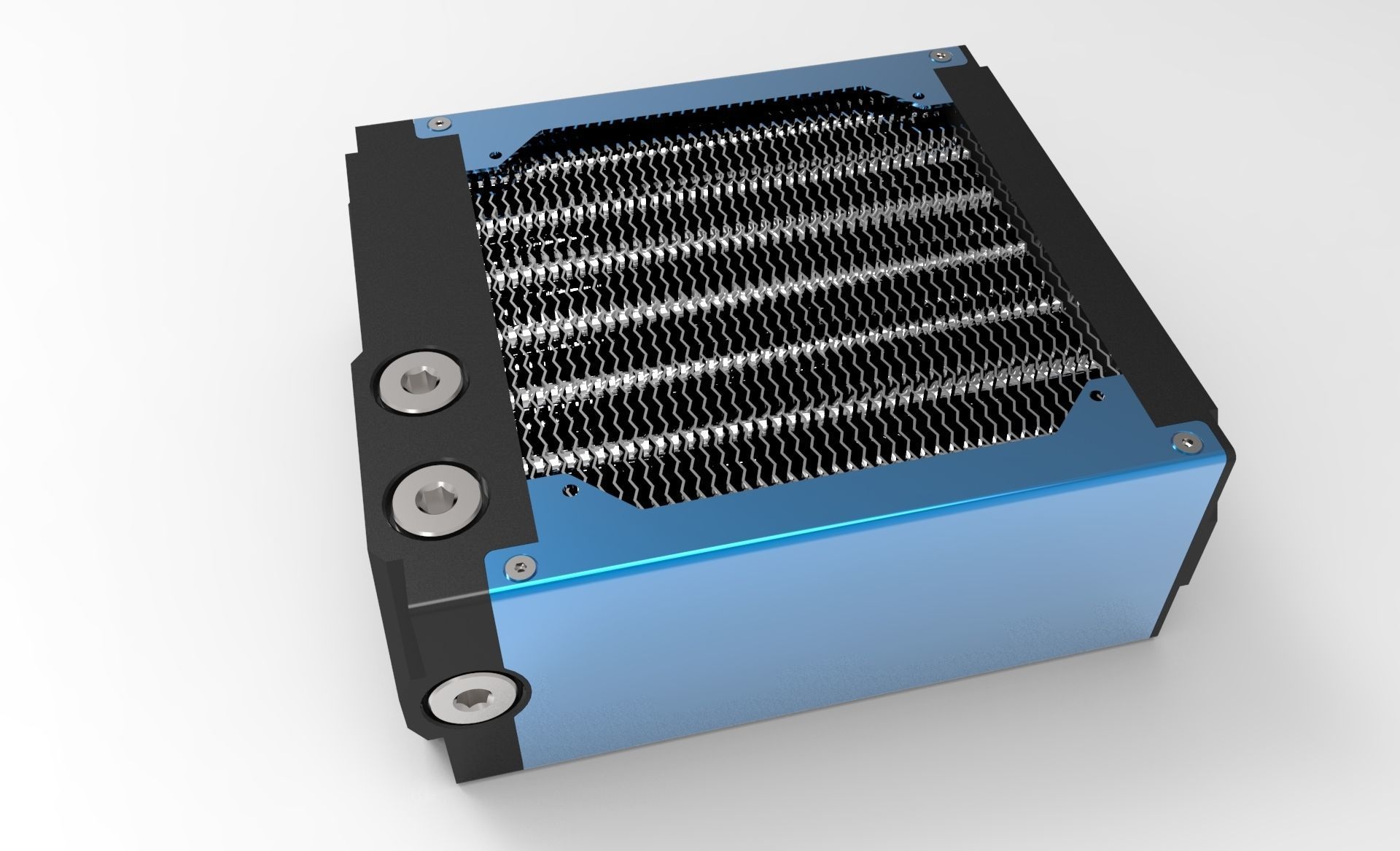 Aquacomputer Airplex Modularity 120mm Radiator 3D model | CGTrader