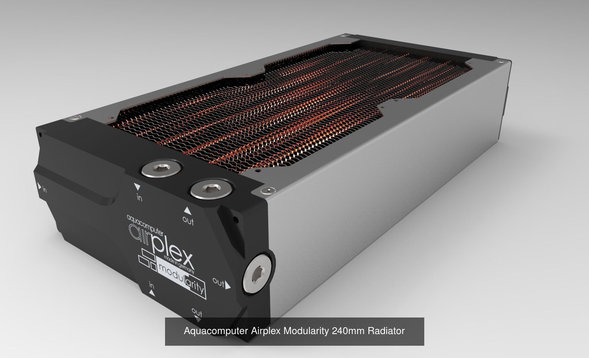 Aquacomputer Airplex Modularity 120mm Radiators 3D Model Collection ...