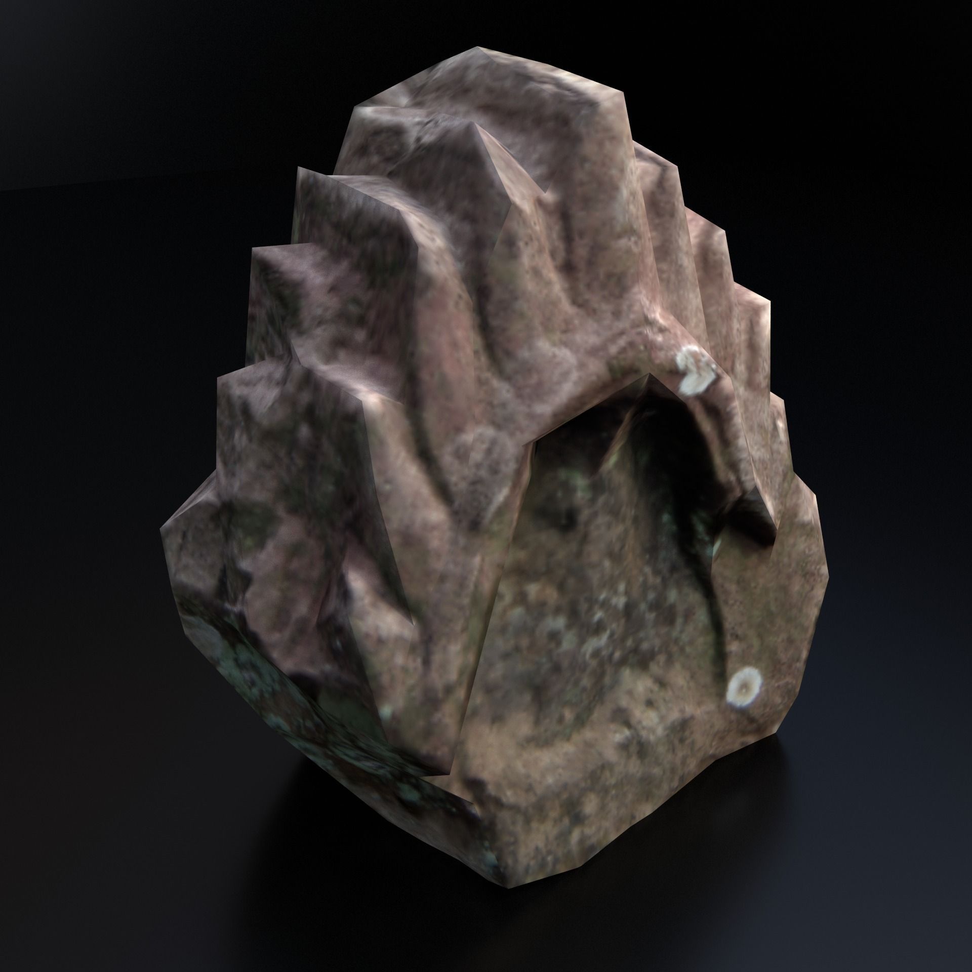 3D model Scanned Stone Crown VR / AR / low-poly | CGTrader