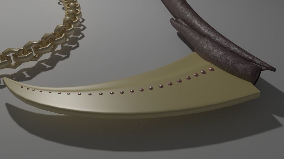 Bloody Reaper chained weapon 3D model | CGTrader