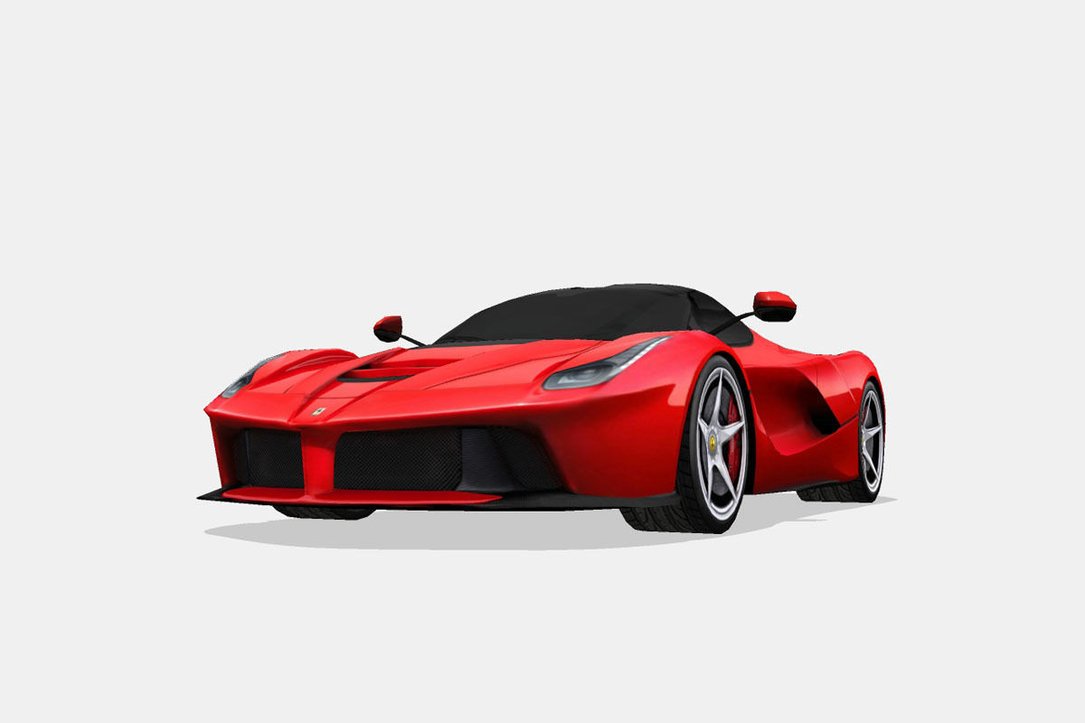 3D model Ferrari LaFerrari VR / AR / low-poly | CGTrader