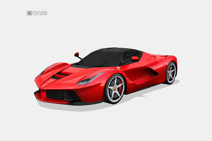 3D model Ferrari LaFerrari VR / AR / low-poly | CGTrader