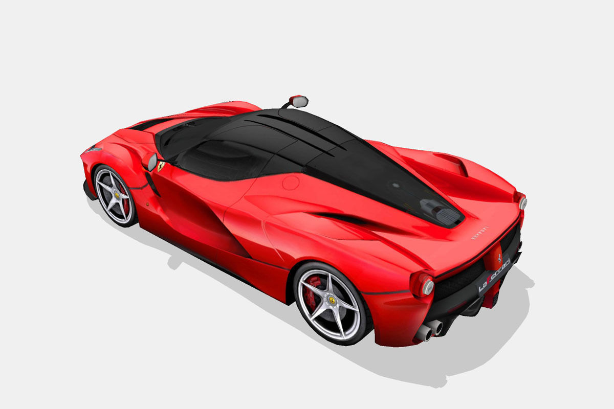 3D model Ferrari LaFerrari VR / AR / low-poly | CGTrader