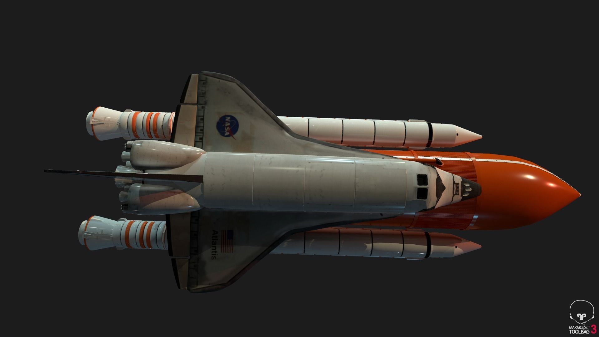 Space Shuttle Atlantis free 3D model | CGTrader
