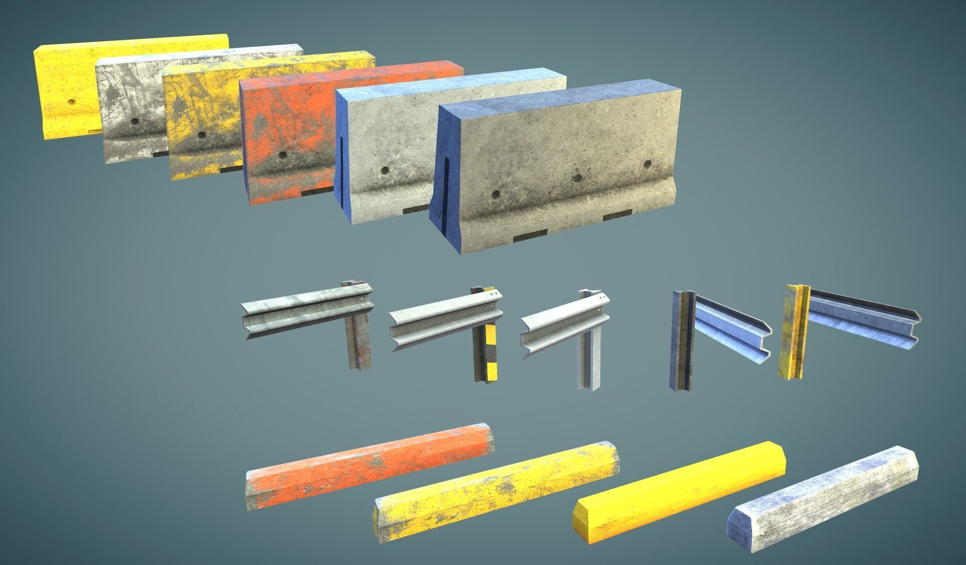 3D model Construction prop sets VR / AR / low-poly | CGTrader