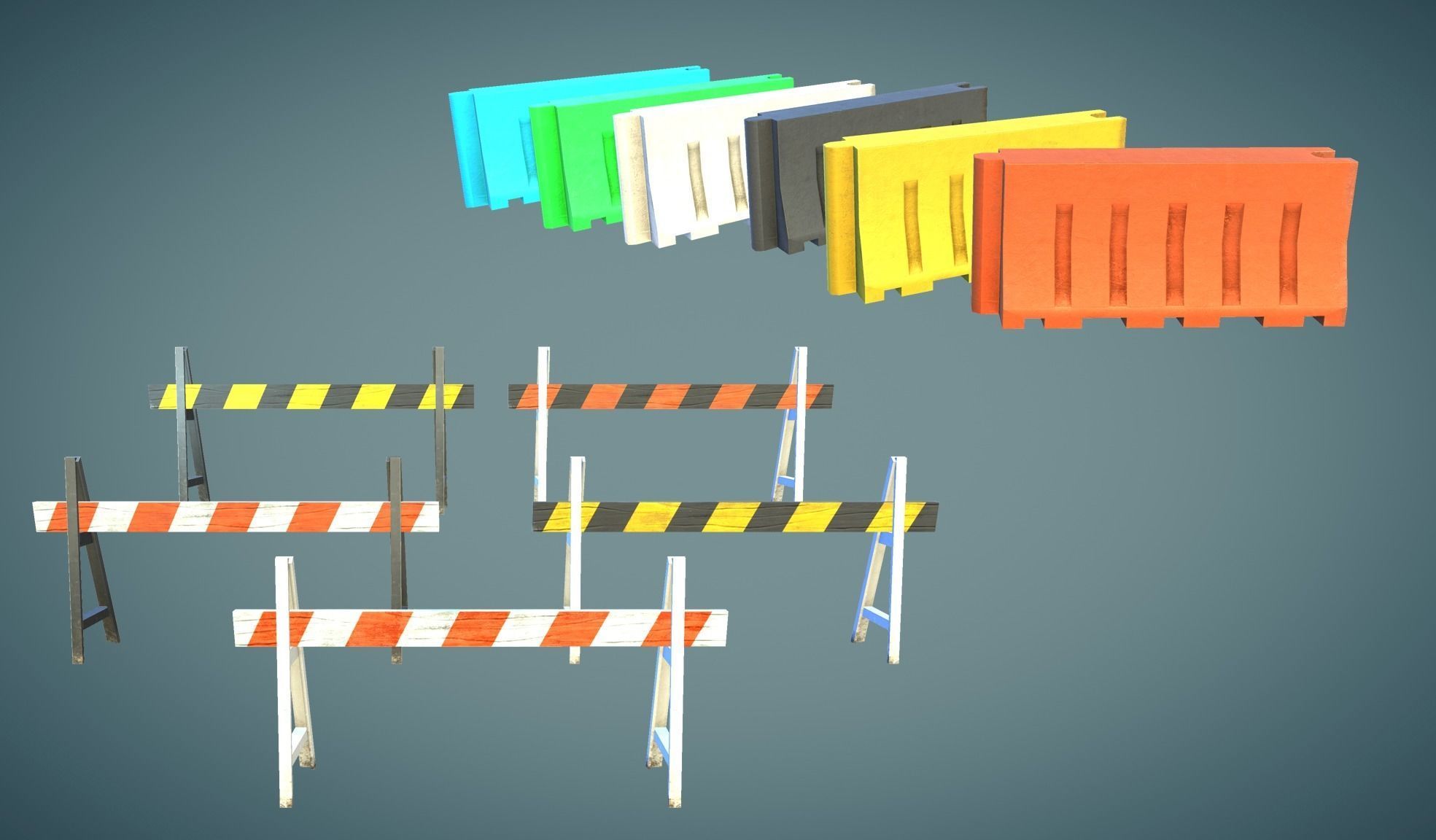 3D model Construction prop sets VR / AR / low-poly | CGTrader