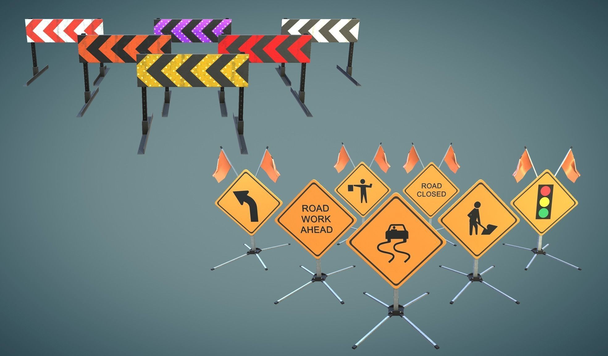 3D model Construction prop sets VR / AR / low-poly | CGTrader