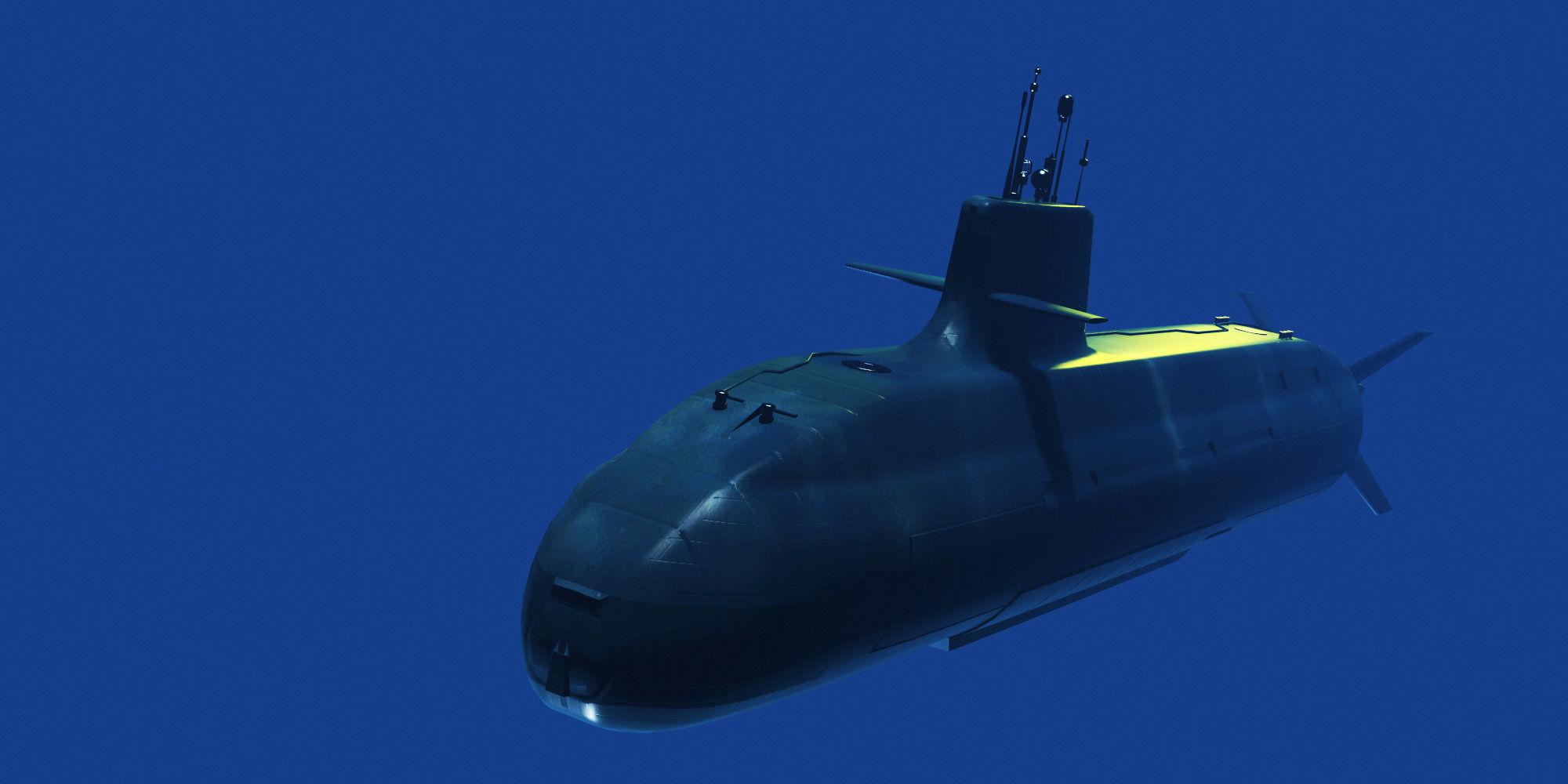 Soryu-class low poly model submarine 3D model | CGTrader