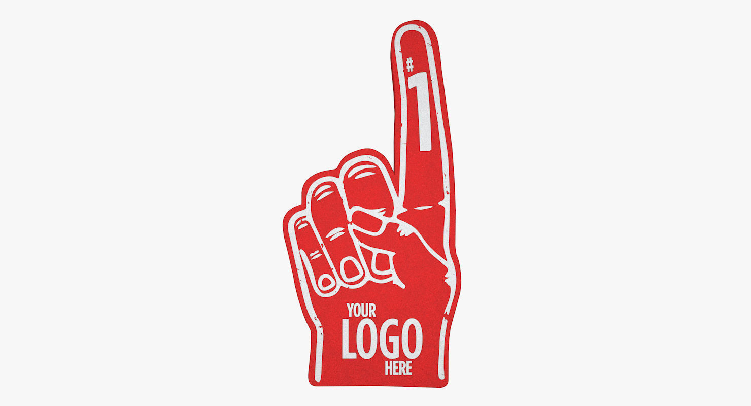 Foam Finger 3D model | CGTrader